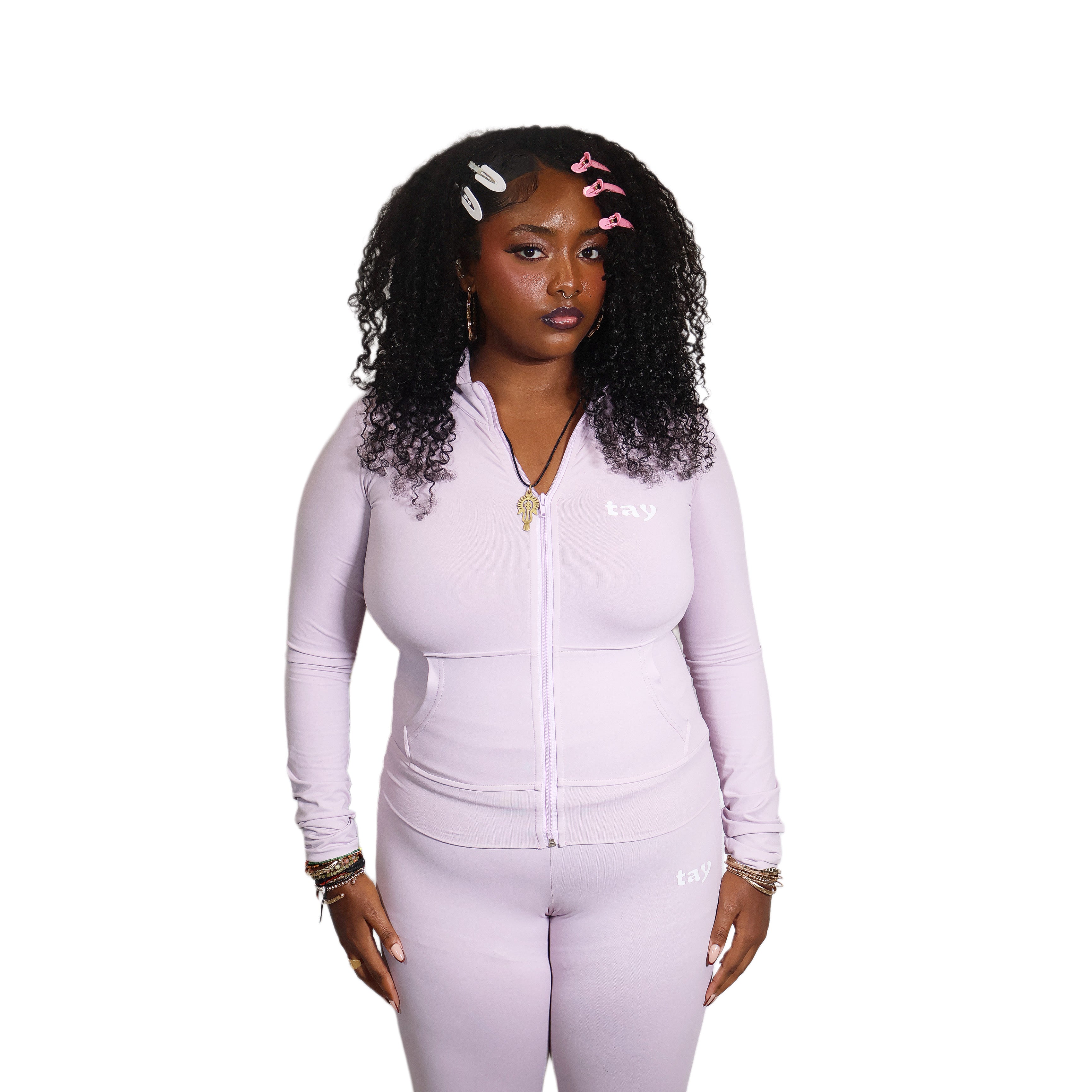 "serenity" lavender T.A.Y jacket – TayBrandOfficial